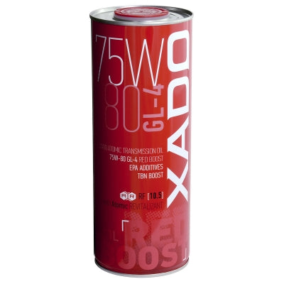 XADO Atomic Oil 75W-80 GL 4 RED BOOST – XADO Lithuania